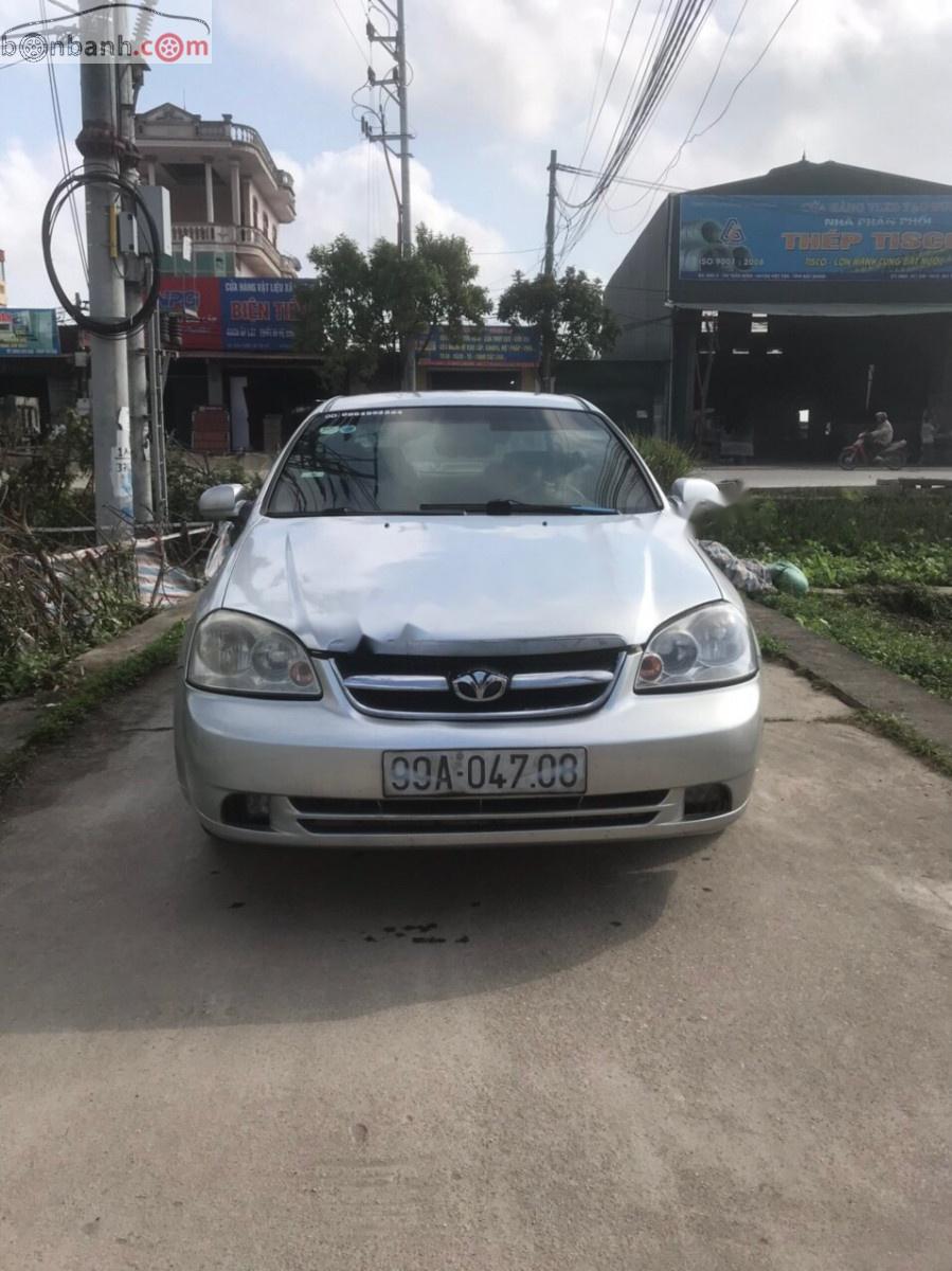 Cần bán lại xe Daewoo Lacetti EX đời 2009, màu bạc, giá chỉ 138 triệu